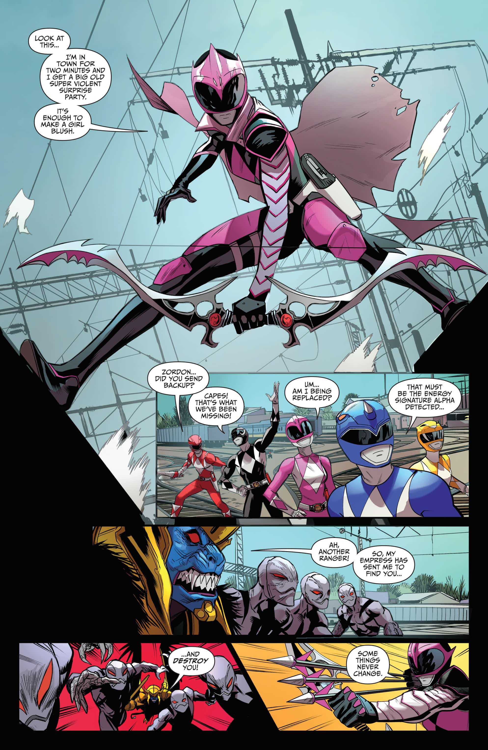 Go Go Power Rangers #9 First Look – BOOM! Studios