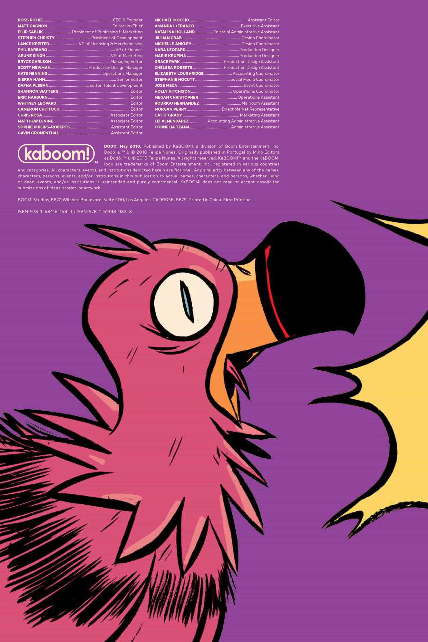 Dodo First Look – KaBOOM! Summer Blast – BOOM! Studios