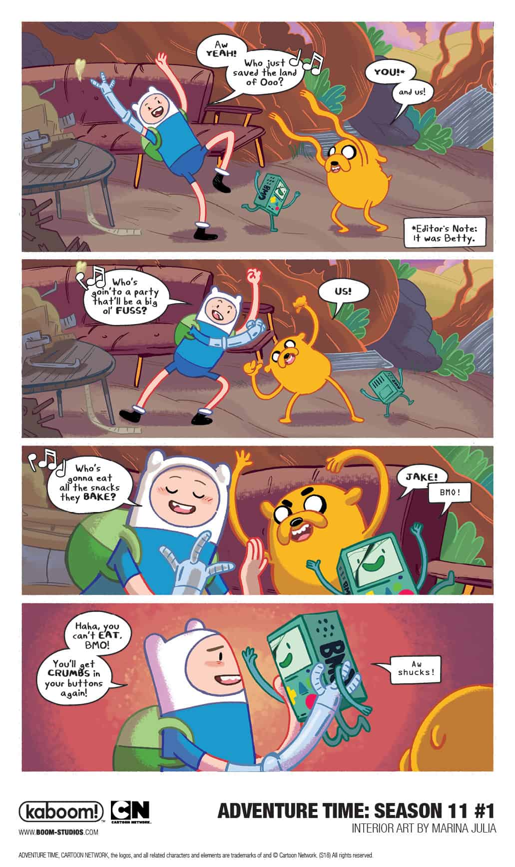 ADVENTURE TIME SEASON 11 #1 First Look – BOOM! Studios