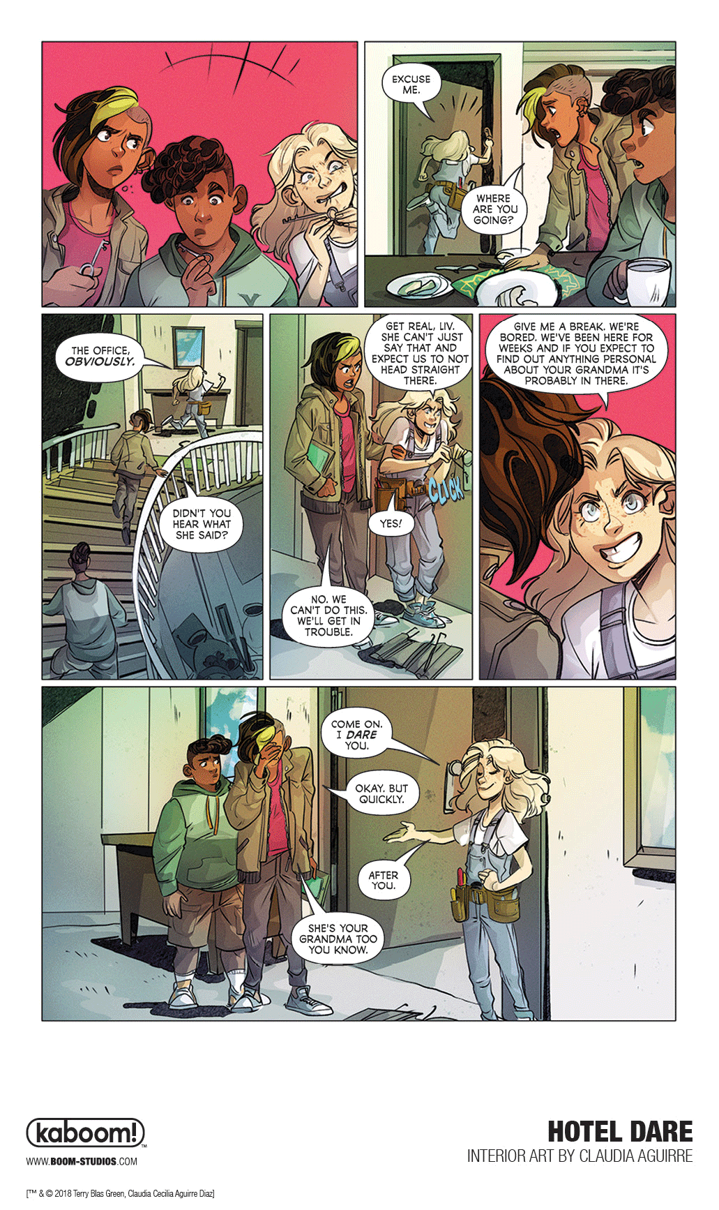 HOTEL DARE First Look – BOOM! Studios