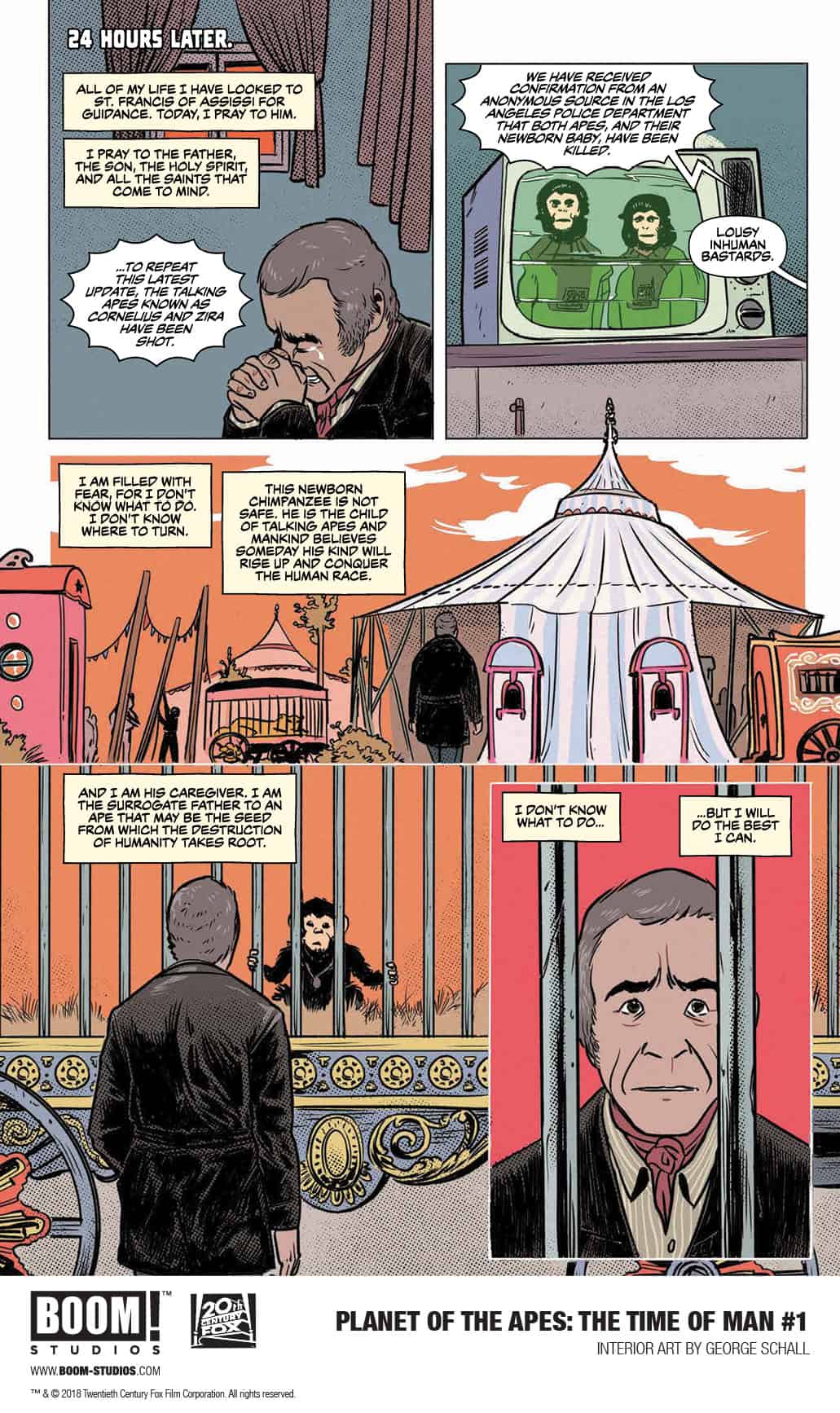 PLANET OF THE APES: THE TIME OF MAN #1 First Look – BOOM! Studios