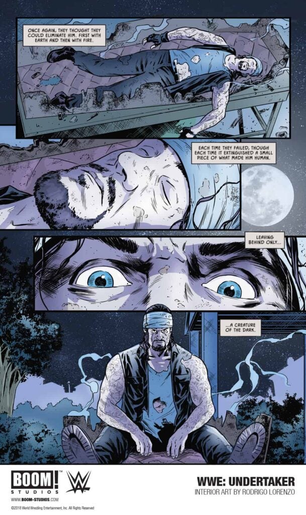 WWE: Undertaker First Look – BOOM! Studios