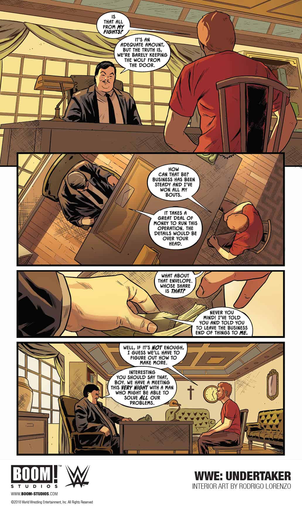 WWE: UNDERTAKER First Look – BOOM! Studios