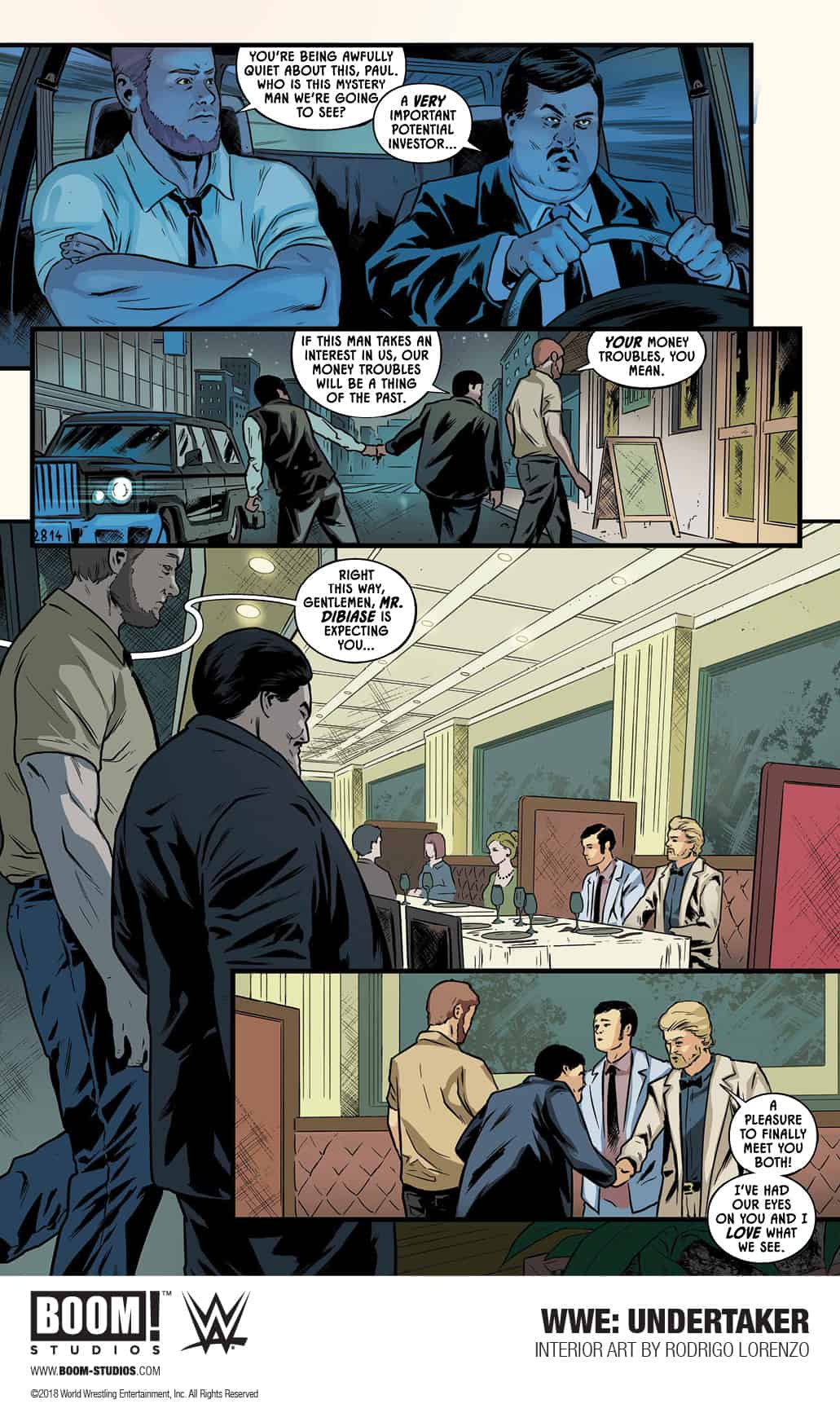 WWE: UNDERTAKER First Look – BOOM! Studios