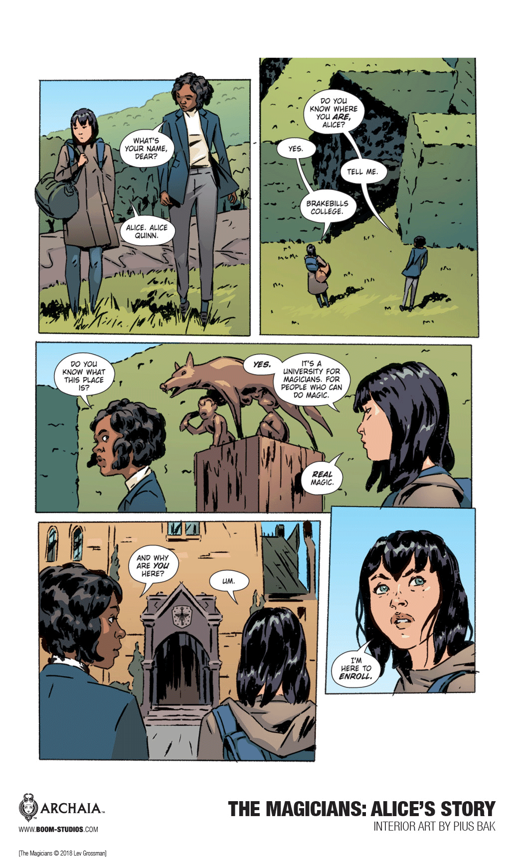 THE MAGICIANS: ALICE’S STORY First Look – BOOM! Studios