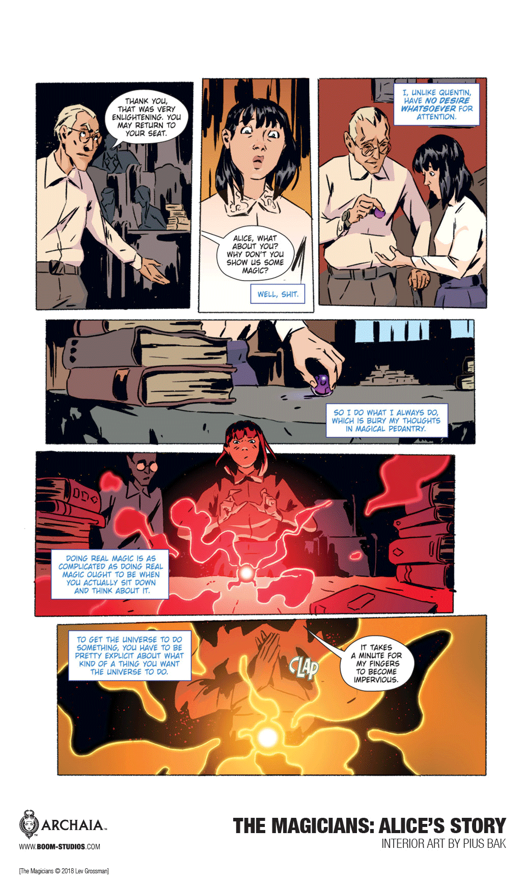 THE MAGICIANS: ALICE’S STORY First Look – BOOM! Studios