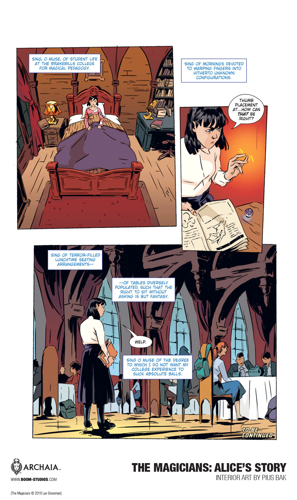 THE MAGICIANS: ALICE’S STORY First Look – BOOM! Studios