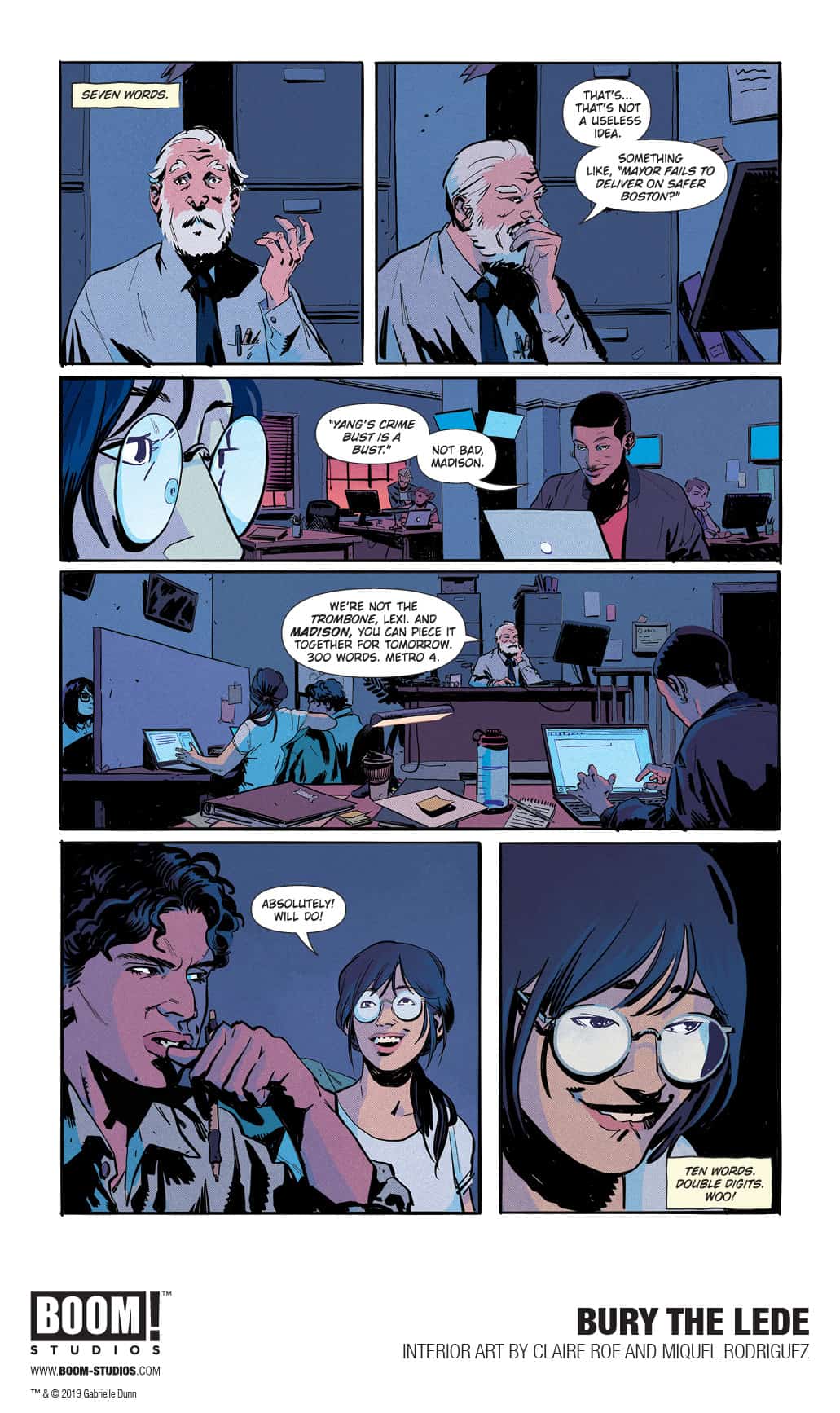 BURY THE LEDE First Look – BOOM! Studios