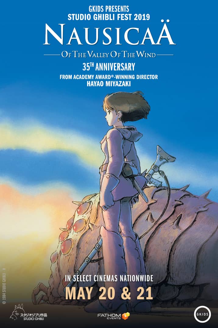 GKIDS Release: Nausicaä of the Valley of the Wind for Studio Ghibli ...
