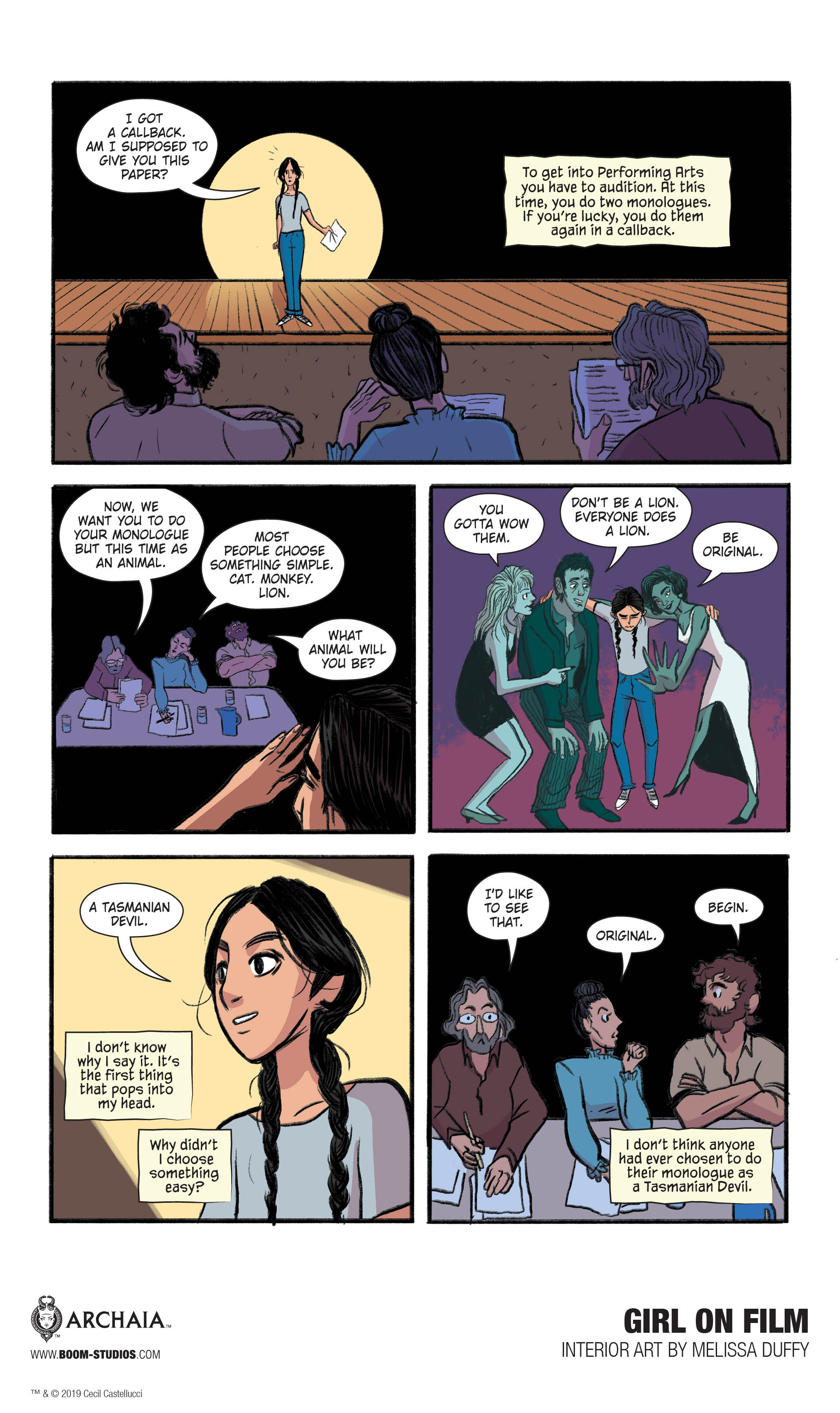 GIRL ON FILM First Look – BOOM! Studios