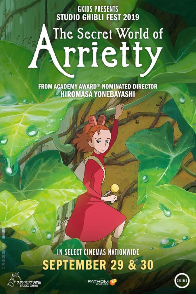 GKIDS RELEASE: THE SECRET WORLD OF ARRIETTY FOR STUDIO GHIBLI FEST 2019 ...