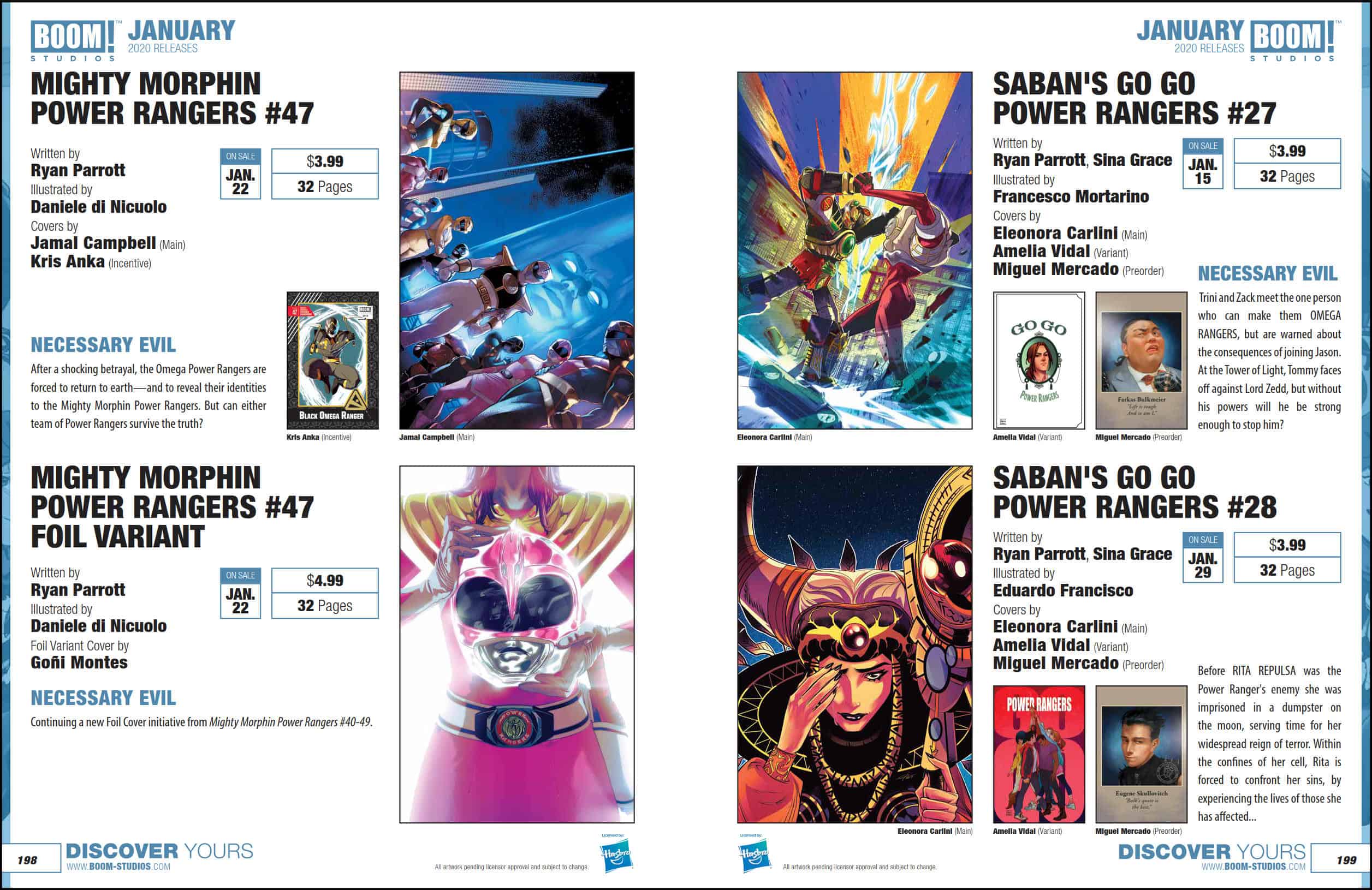 Comics On-Sale in January 2020 and Beyond – BOOM! Studios