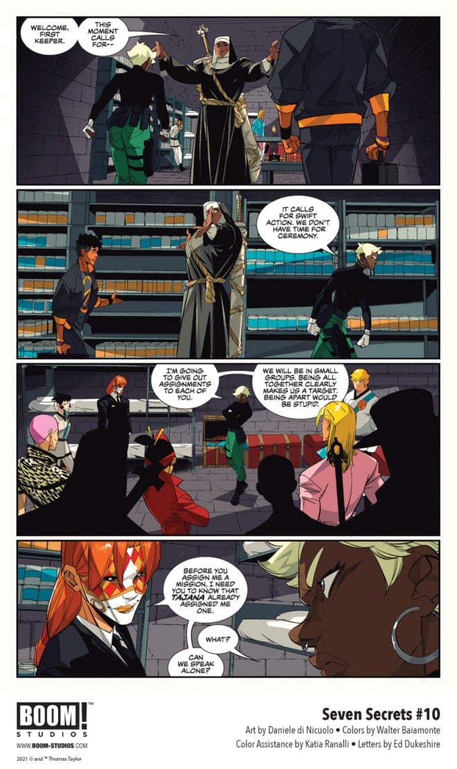 SEVEN SECRETS #10 First Look – BOOM! Studios