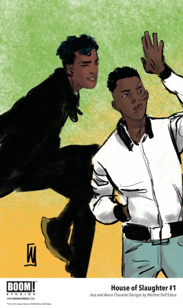 HOUSE OF SLAUGHTER #1 Character Designs – BOOM! Studios