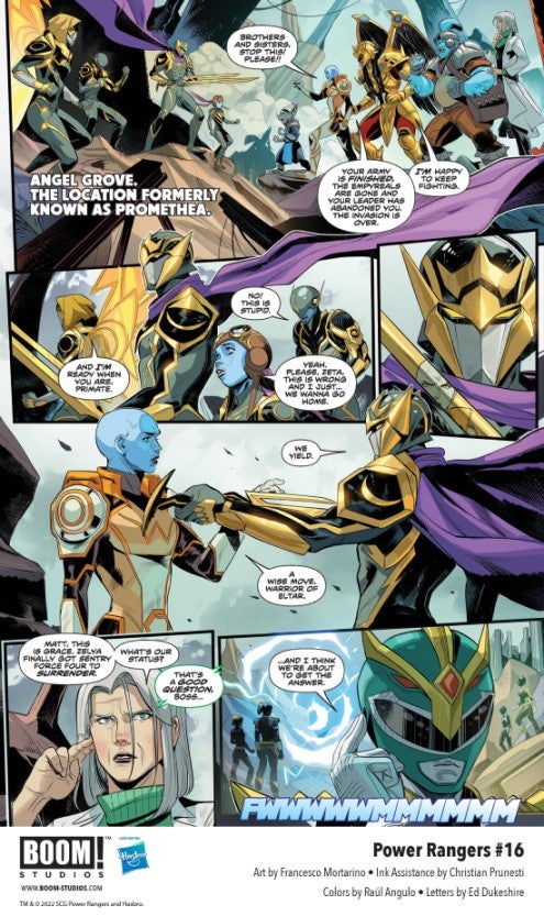 POWER RANGERS #16 First Look - BOOM! Studios