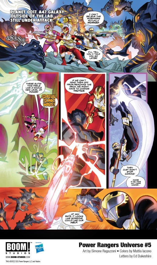 POWER RANGERS UNIVERSE #5 First Look - BOOM! Studios