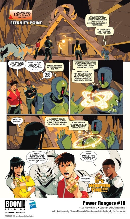 POWER RANGERS #18 First Look - BOOM! Studios