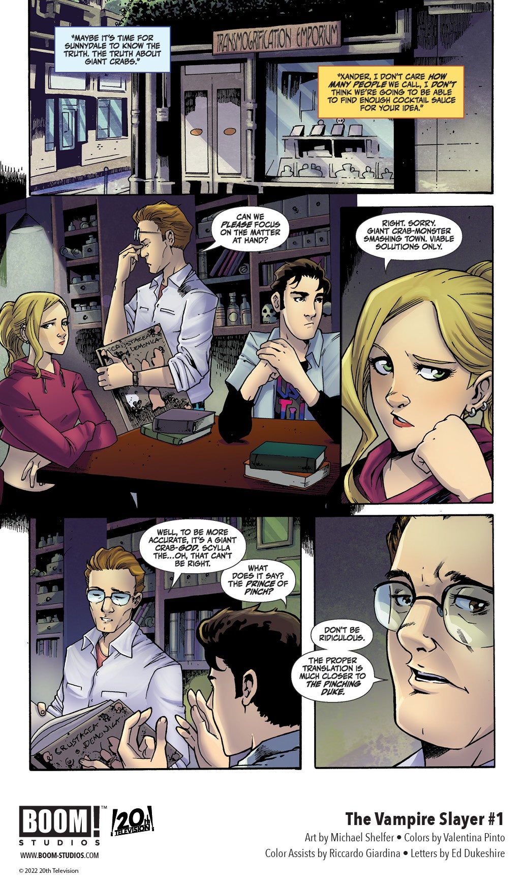 THE VAMPIRE SLAYER #1 First Look - BOOM! Studios