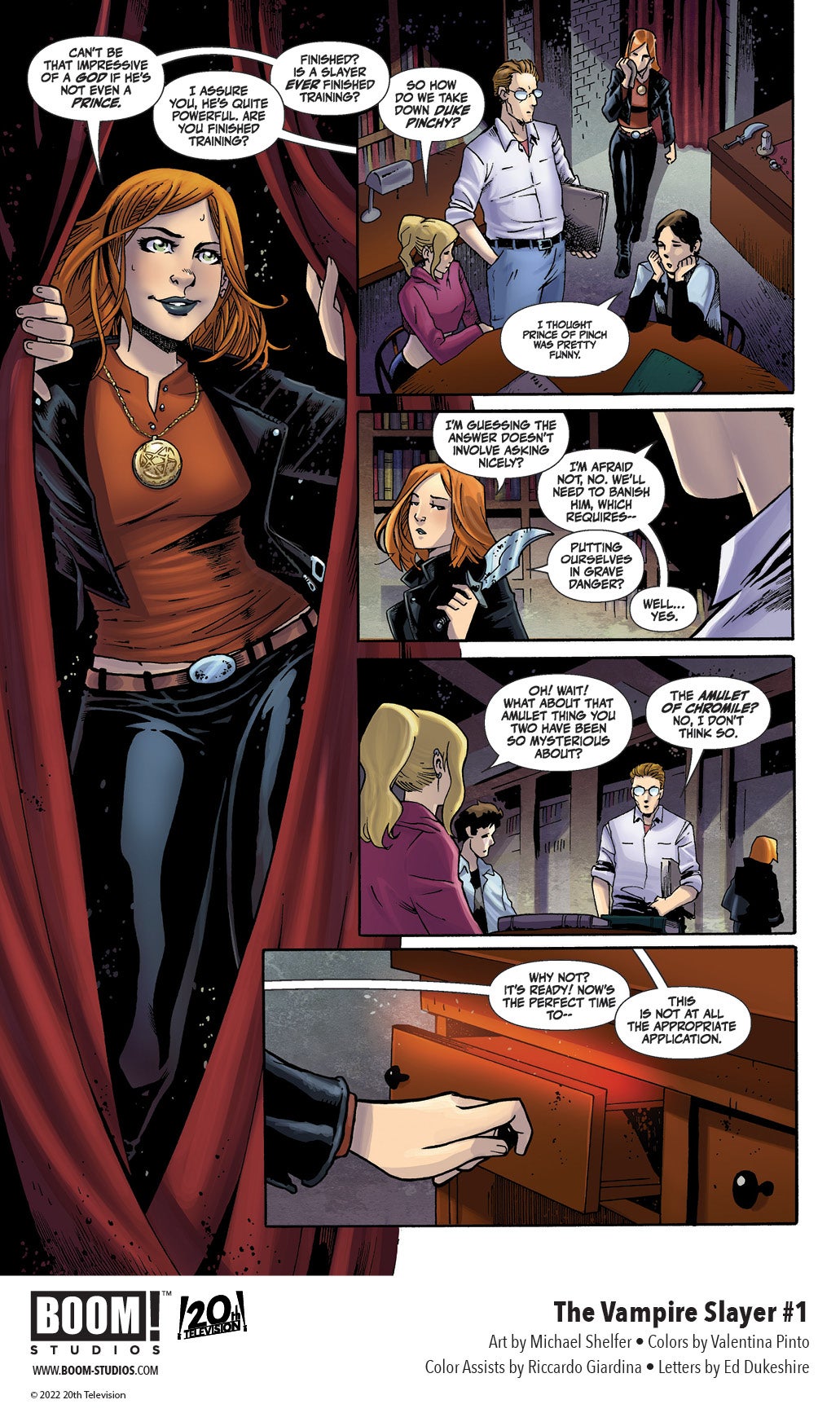 THE VAMPIRE SLAYER #1 First Look - BOOM! Studios