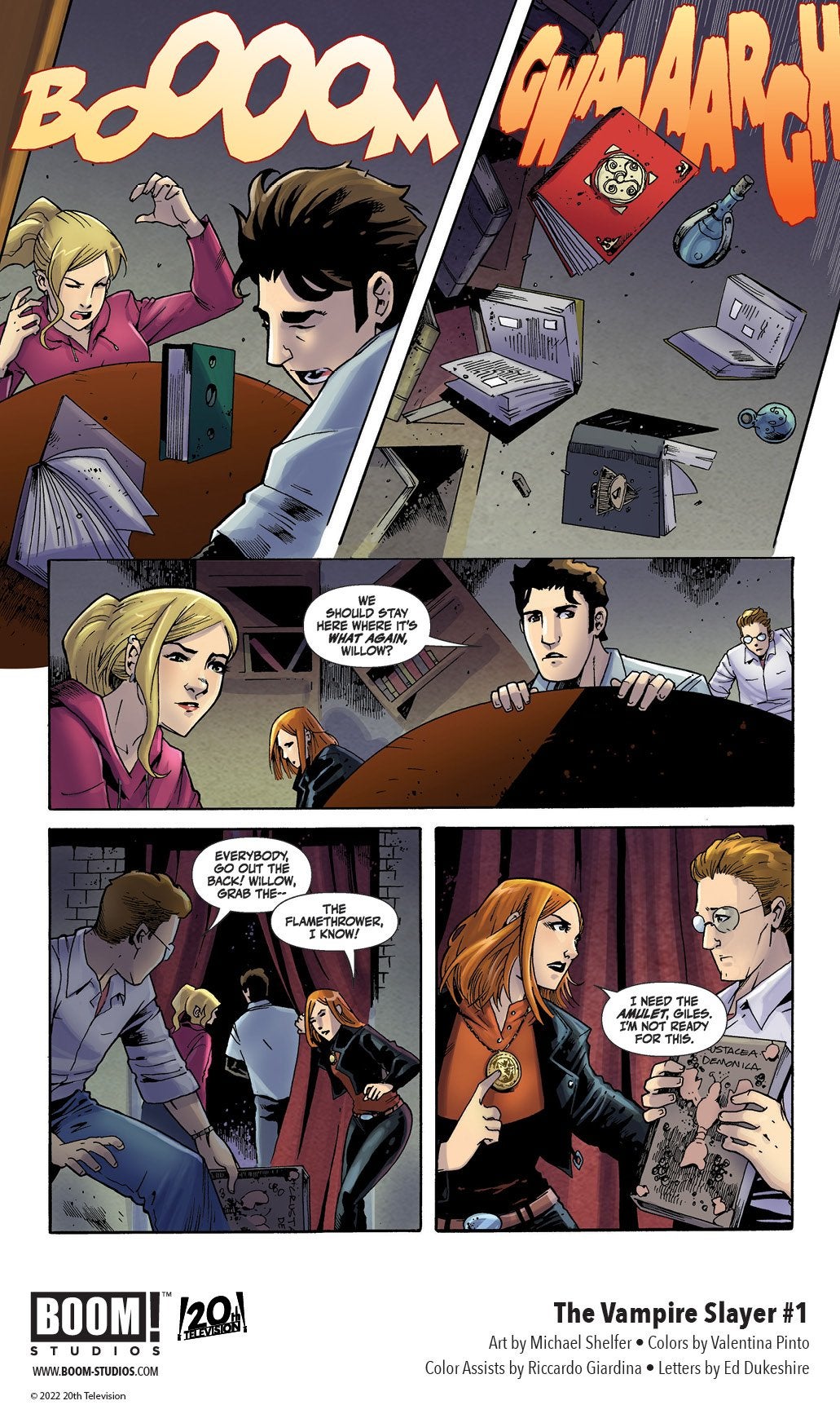 THE VAMPIRE SLAYER #1 First Look - BOOM! Studios