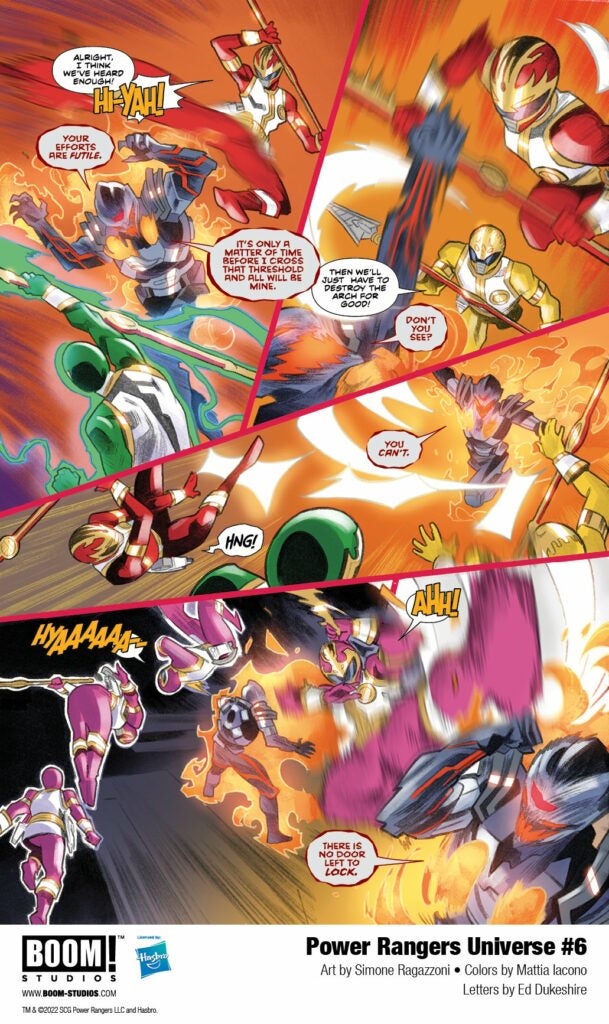 POWER RANGERS UNIVERSE #6 First Look – BOOM! Studios