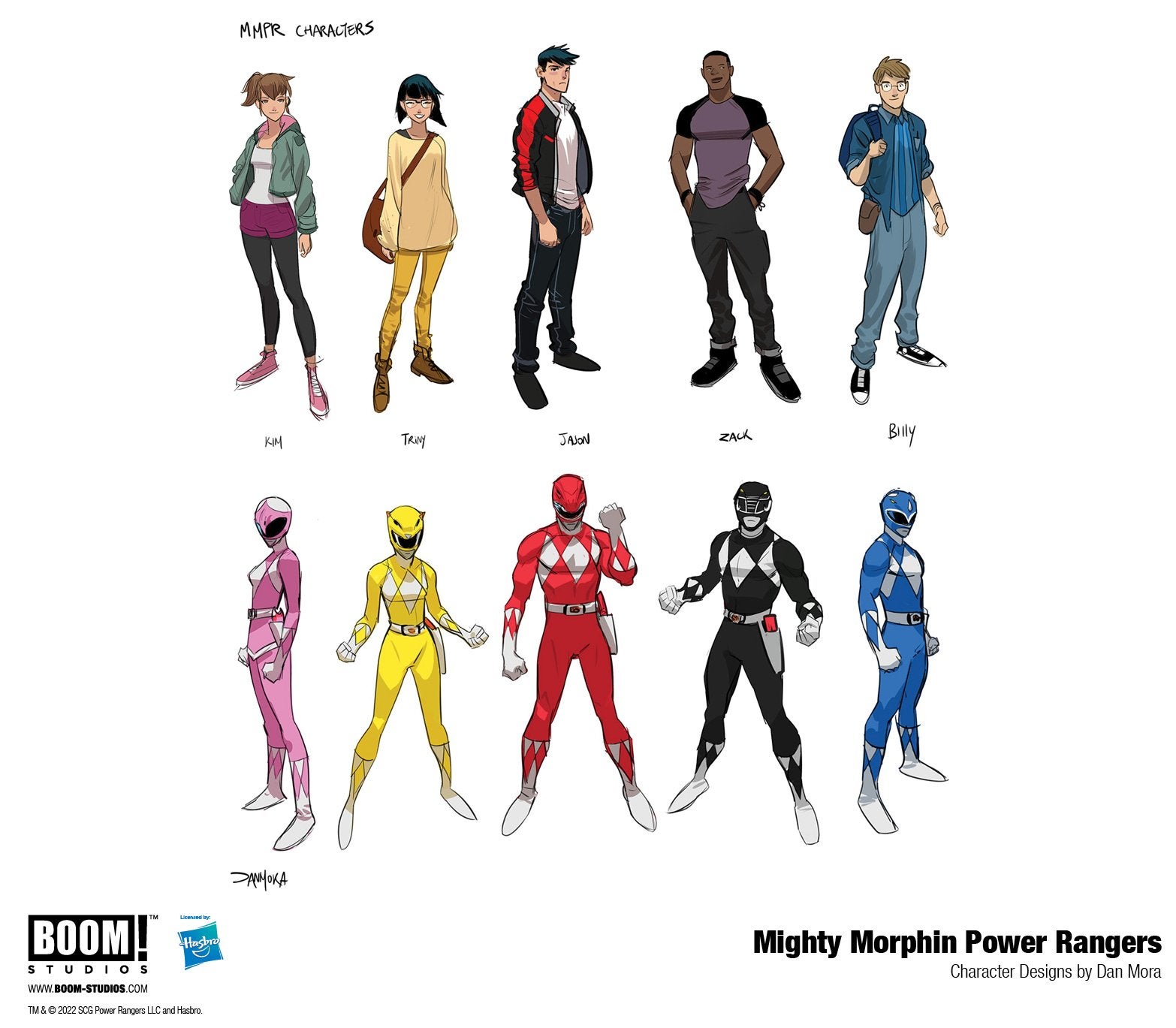 DAN MORA RETURNS TO MIGHTY MORPHIN POWER RANGERS - BOOM! Studios
