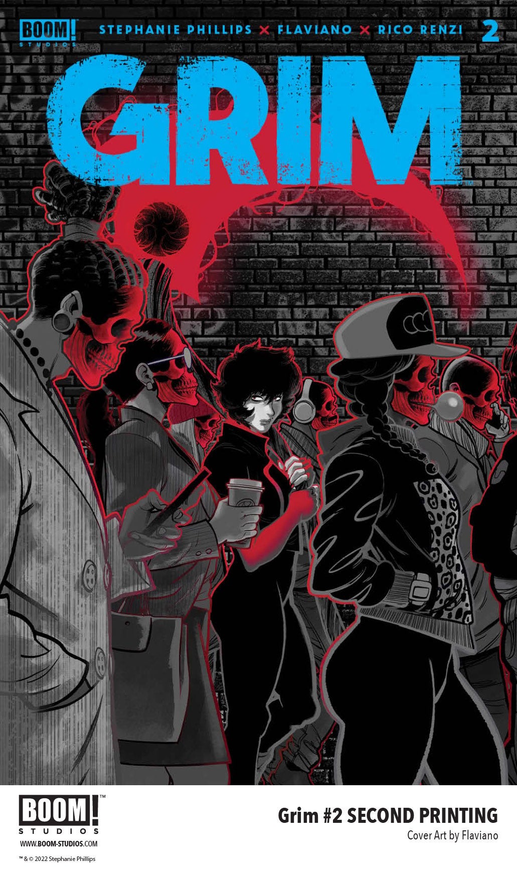 GRIM #2 SECOND PRINTING - BOOM! Studios