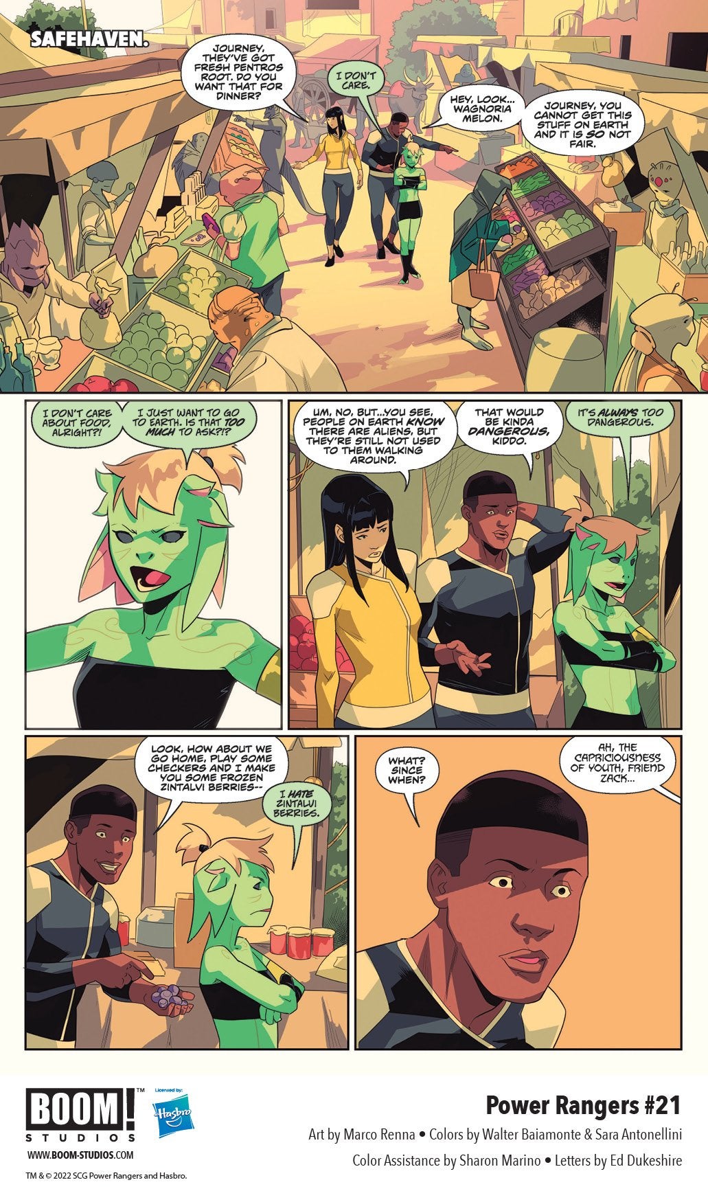 POWER RANGERS #21 First Look - BOOM! Studios