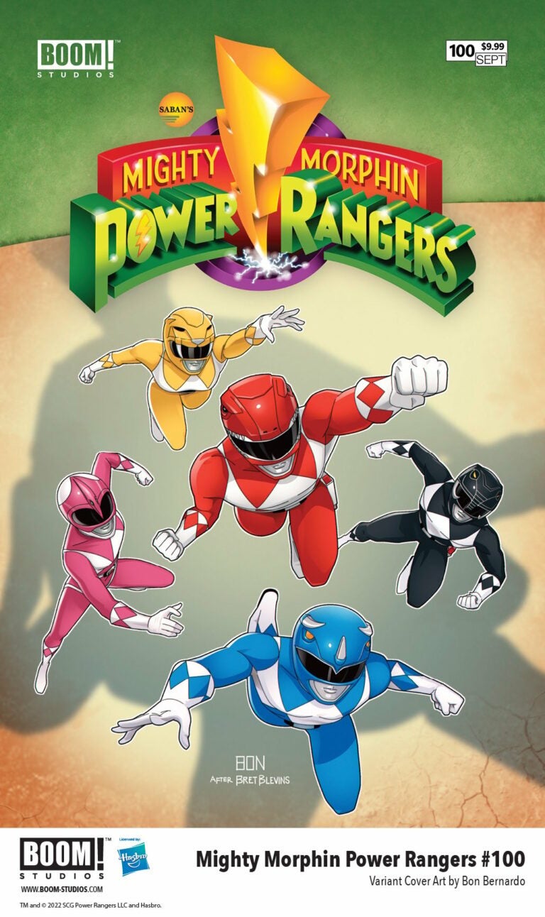 MIGHTY MORPHIN POWER RANGERS #100 First Look – BOOM! Studios