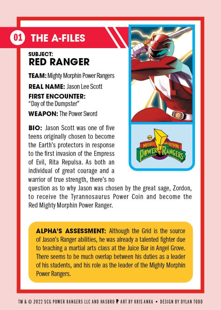 Mighty Morphin Power Rangers #100 Trading Cards – BOOM! Studios