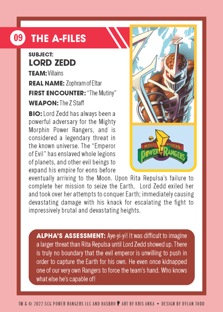 Mighty Morphin Power Rangers #100 Trading Cards – BOOM! Studios