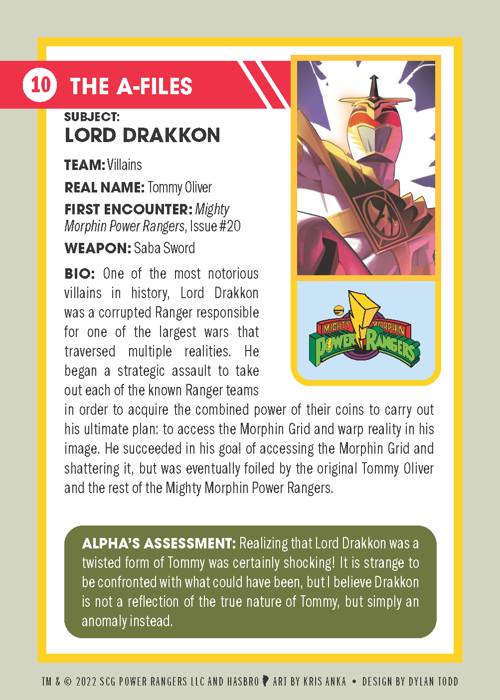 Mighty Morphin Power Rangers #100 Trading Cards - BOOM! Studios