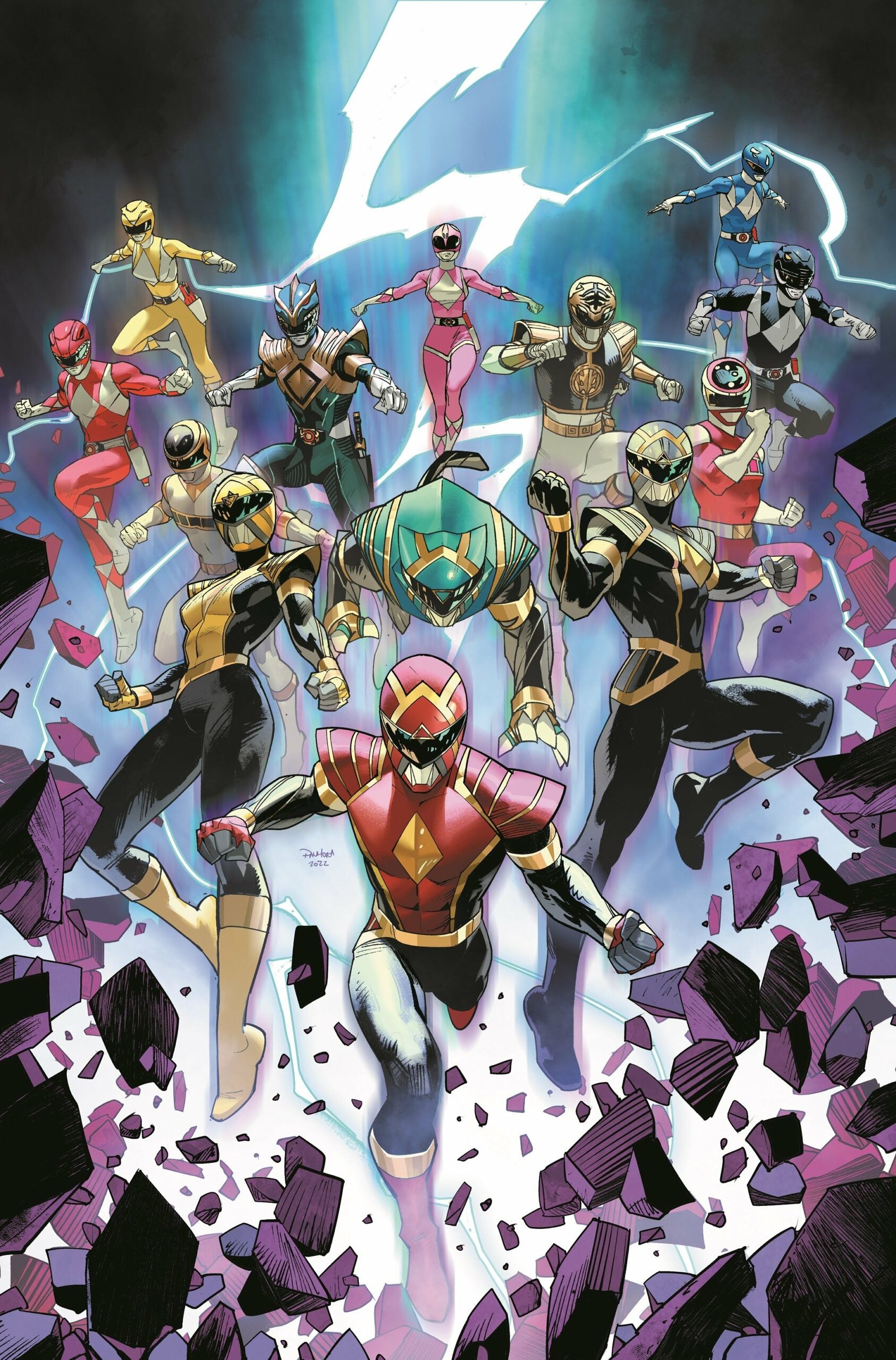 Mighty Morphin Power Rangers #100 Trading Cards - BOOM! Studios