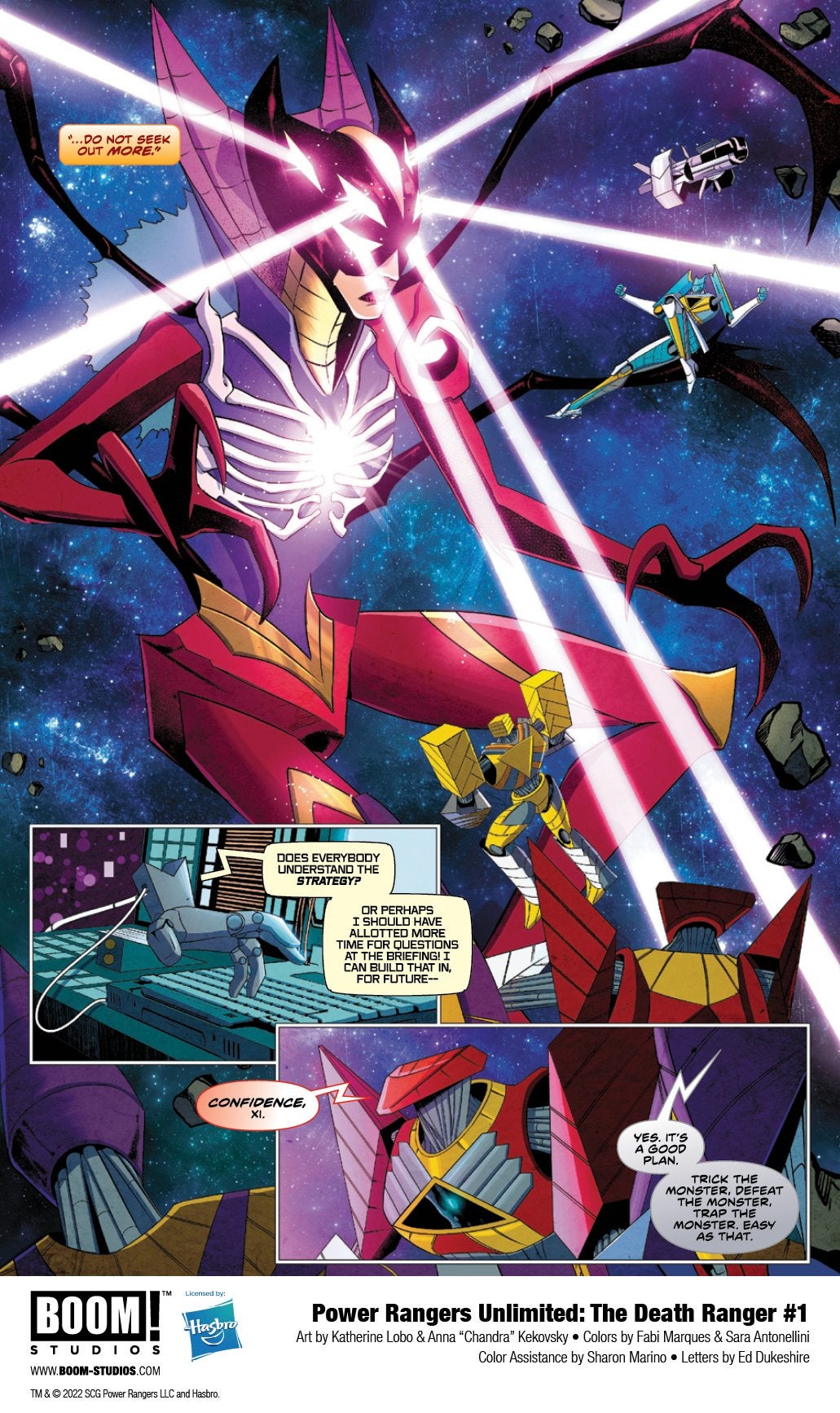 POWER RANGERS UNLIMITED: THE DEATH RANGER #1 First Look - BOOM! Studios