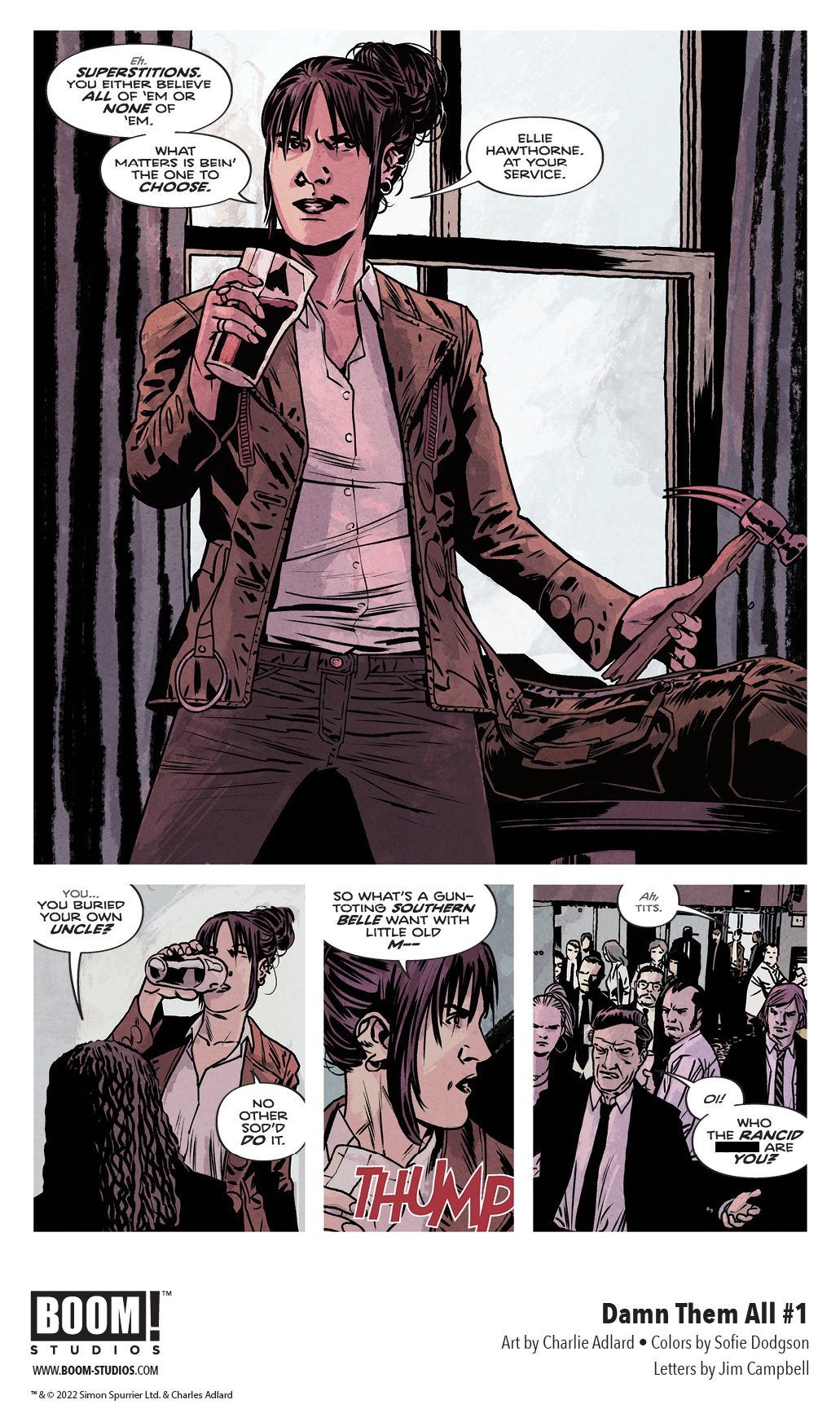 DAMN THEM ALL #1 First Look - BOOM! Studios