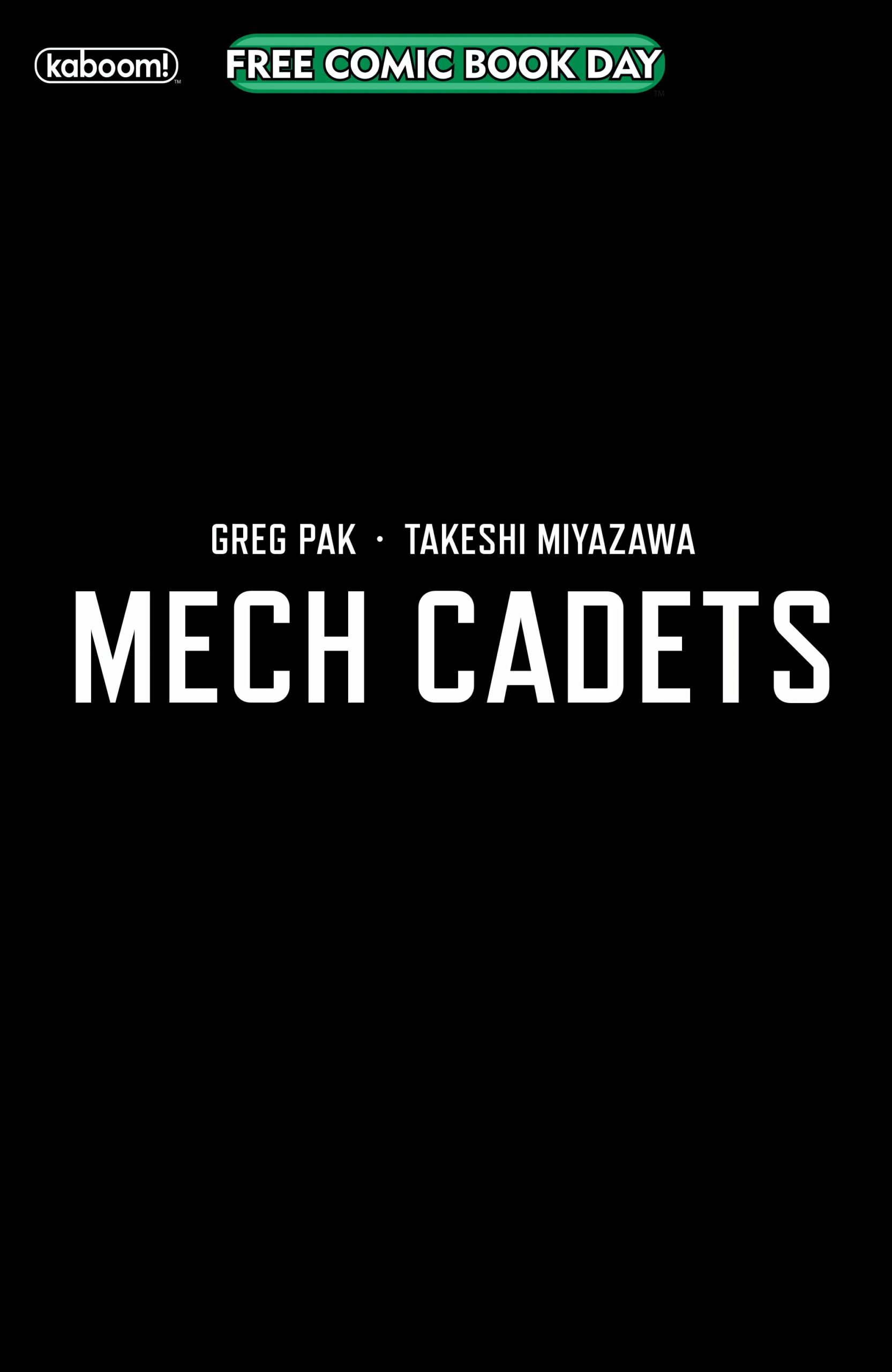 MECH CADETS 2023 FCBD SPECIAL Announcement - BOOM! Studios