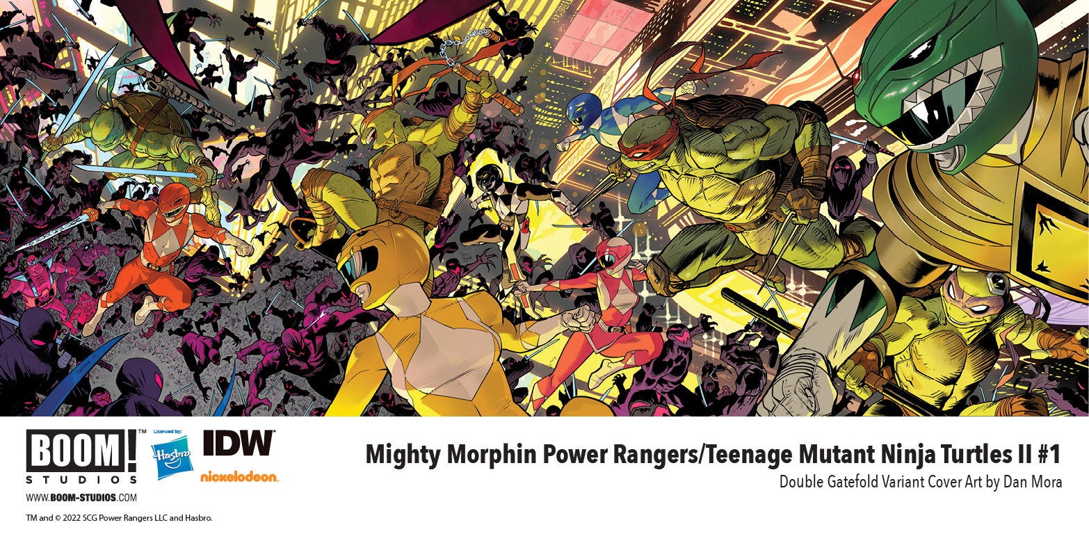 MMPR/TMNT II #1 First Look - BOOM! Studios