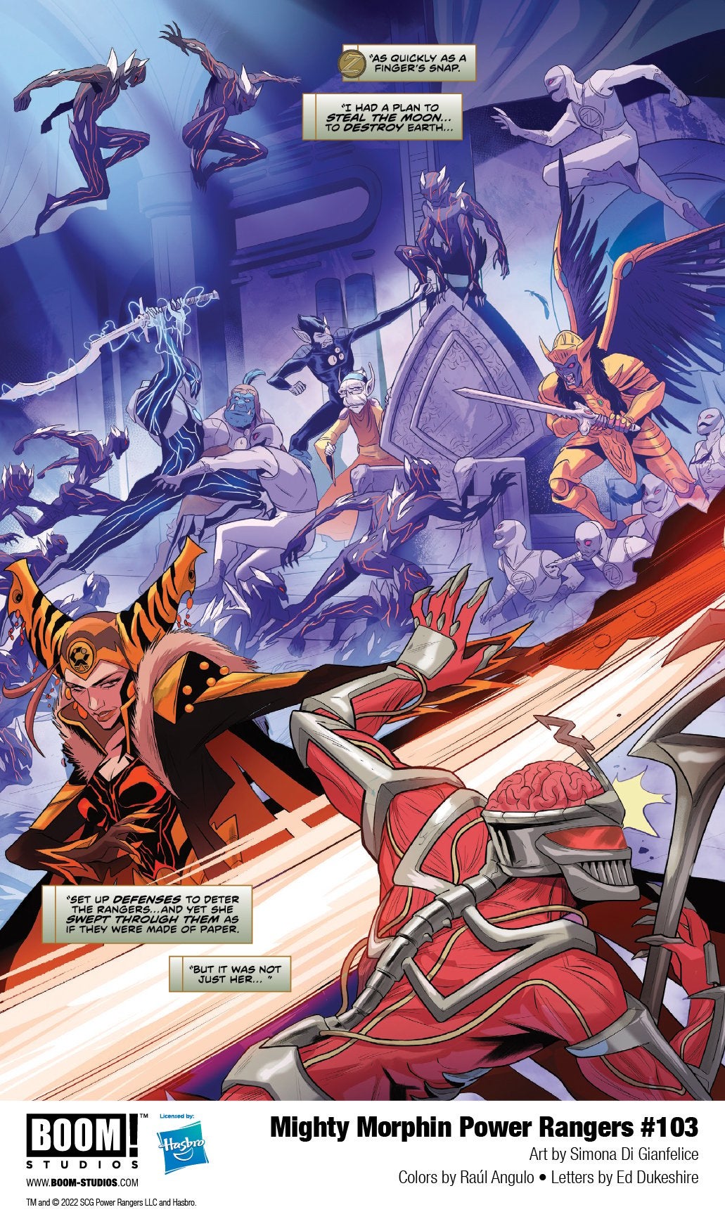 MIGHTY MORPHIN POWER RANGERS #103 First Look - BOOM! Studios