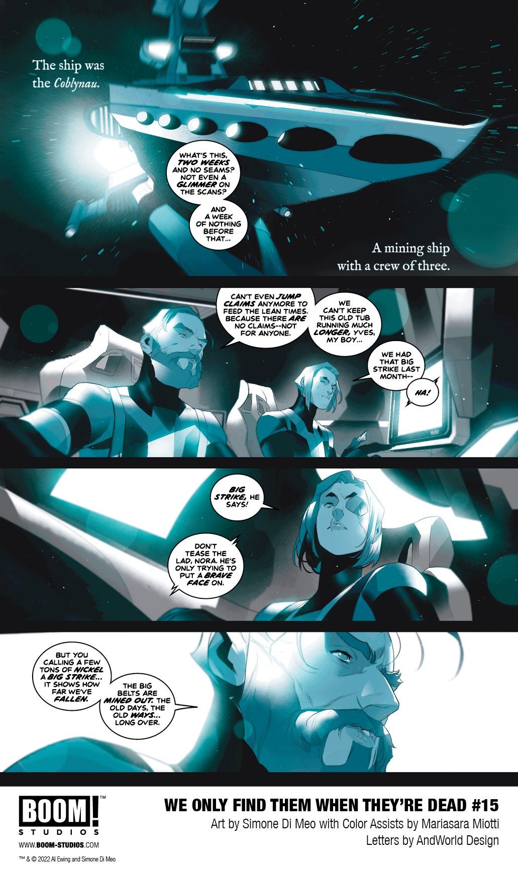 WE ONLY FIND THEM WHEN THEY’RE DEAD #15 First Look - BOOM! Studios