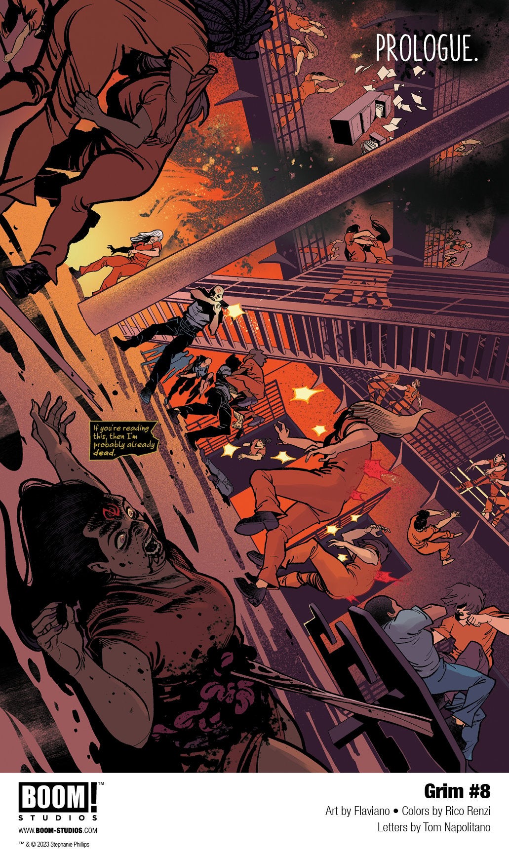 GRIM #8 First Look - BOOM! Studios