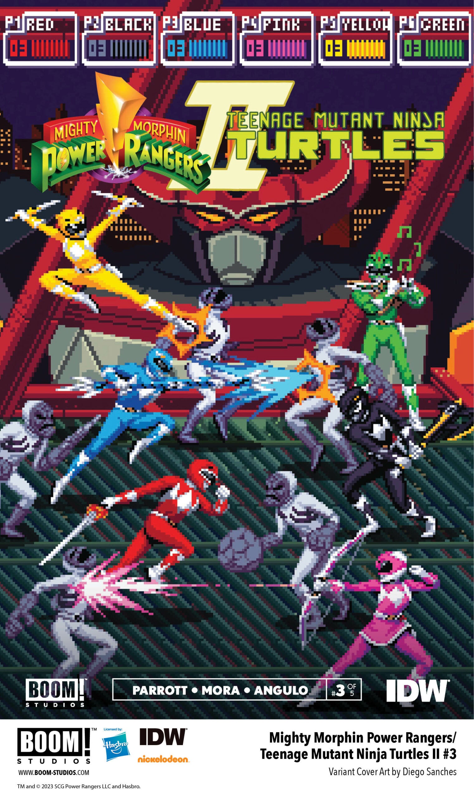 MMPR/TMNT II #3 First Look - BOOM! Studios