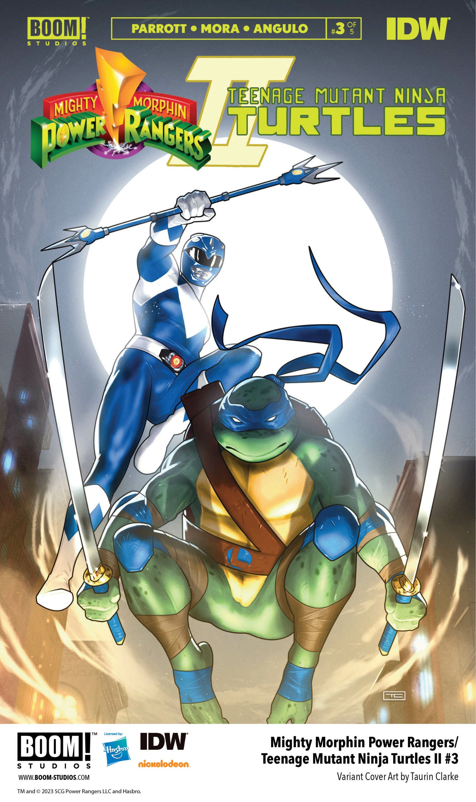MMPR/TMNT II #3 First Look - BOOM! Studios