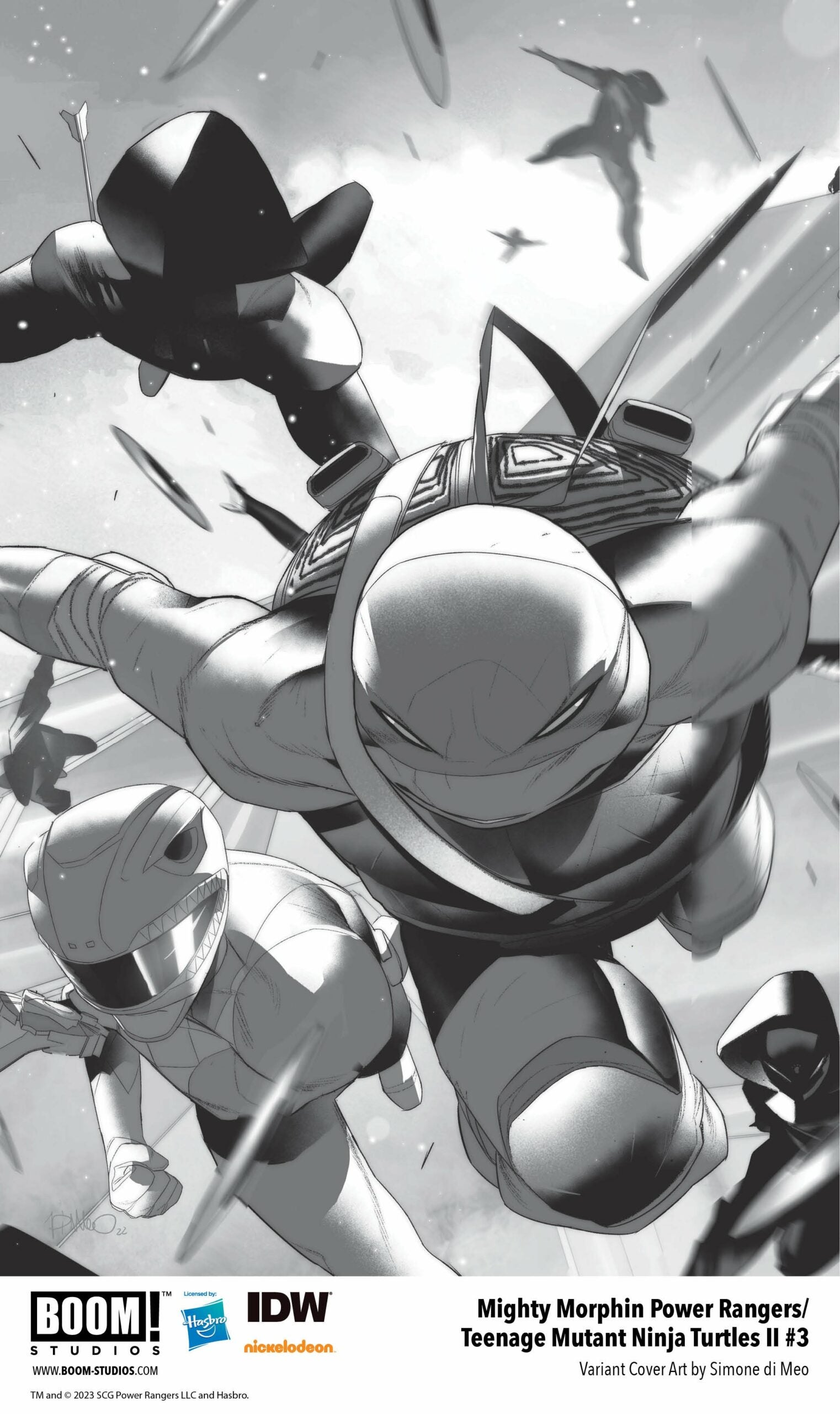 MMPR/TMNT II #3 First Look - BOOM! Studios