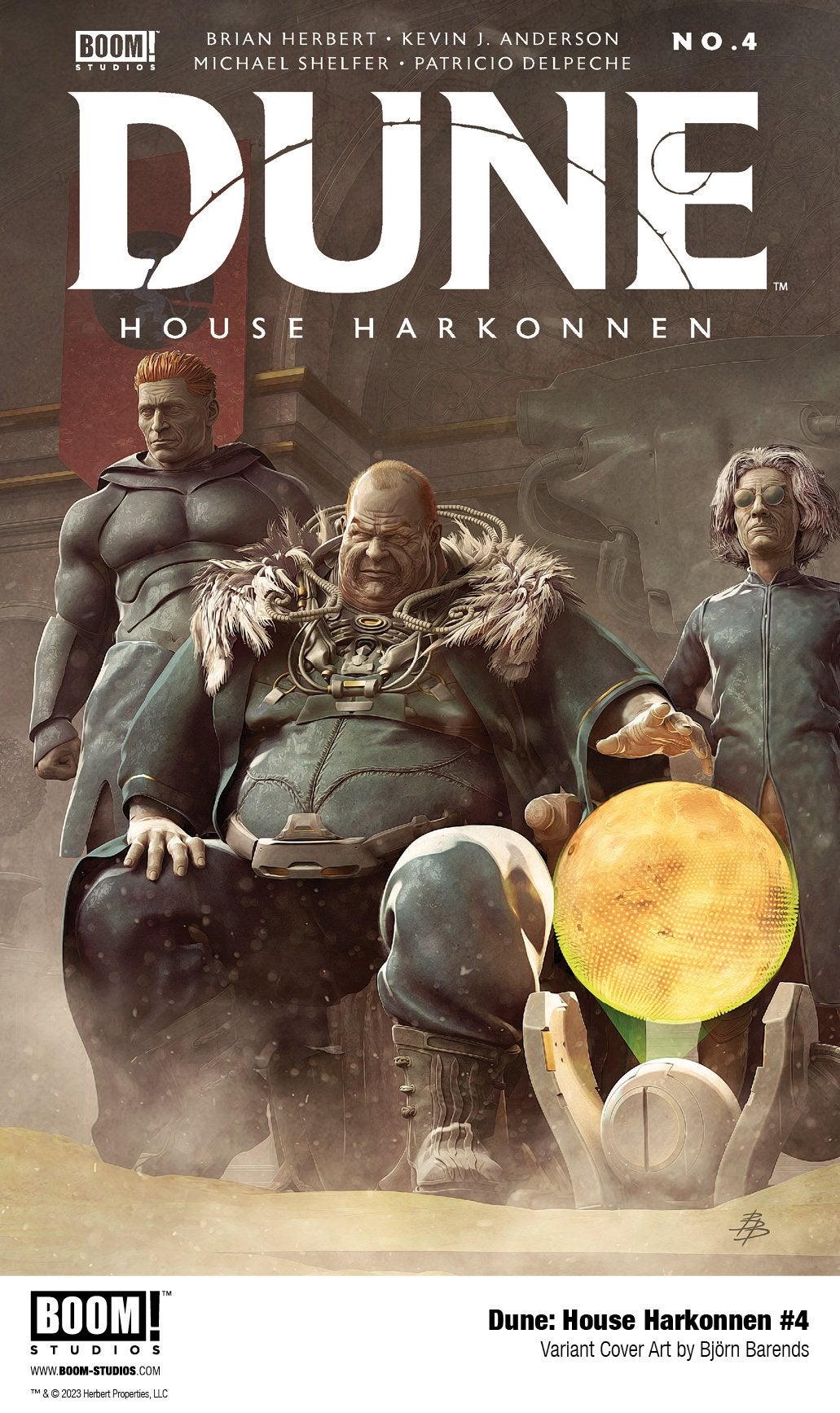 DUNE: HOUSE HARKONNEN #4 Cover Reveal - BOOM! Studios