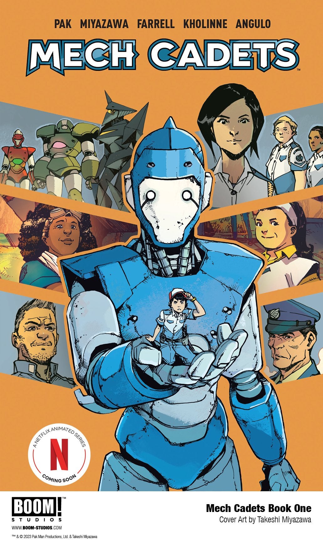 MECH CADETS Softcover Collection Announcement - BOOM! Studios