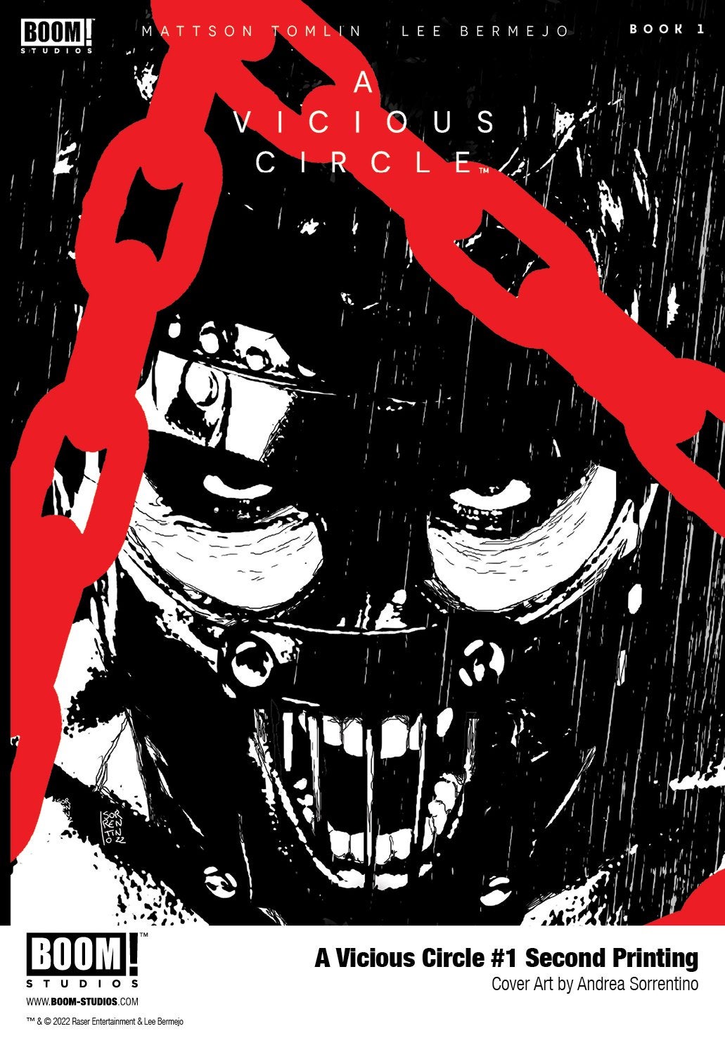 A VICIOUS CIRCLE #1 SECOND PRINTING - BOOM! Studios