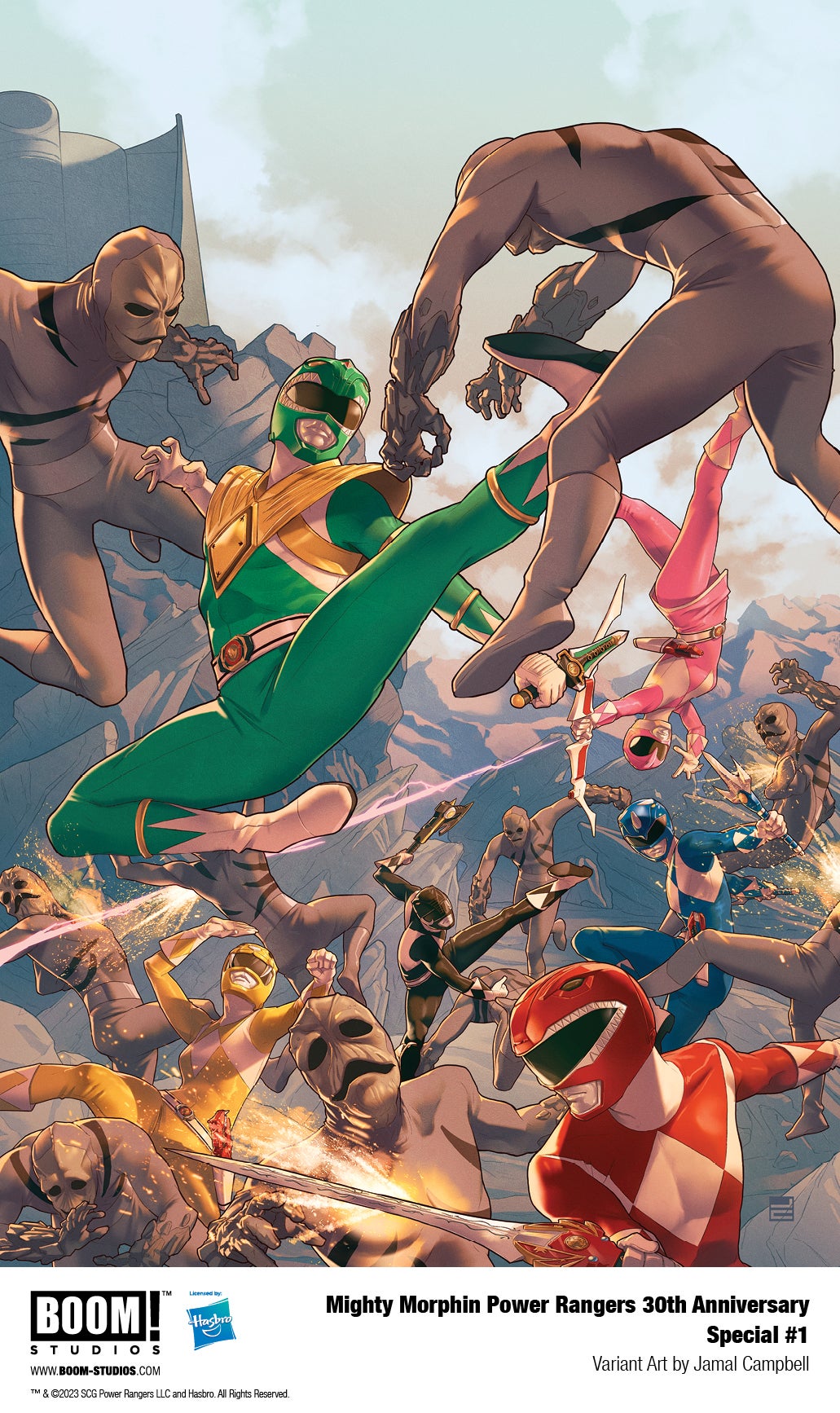 MMPR 30th Anniversary Special #1 First Look - BOOM! Studios