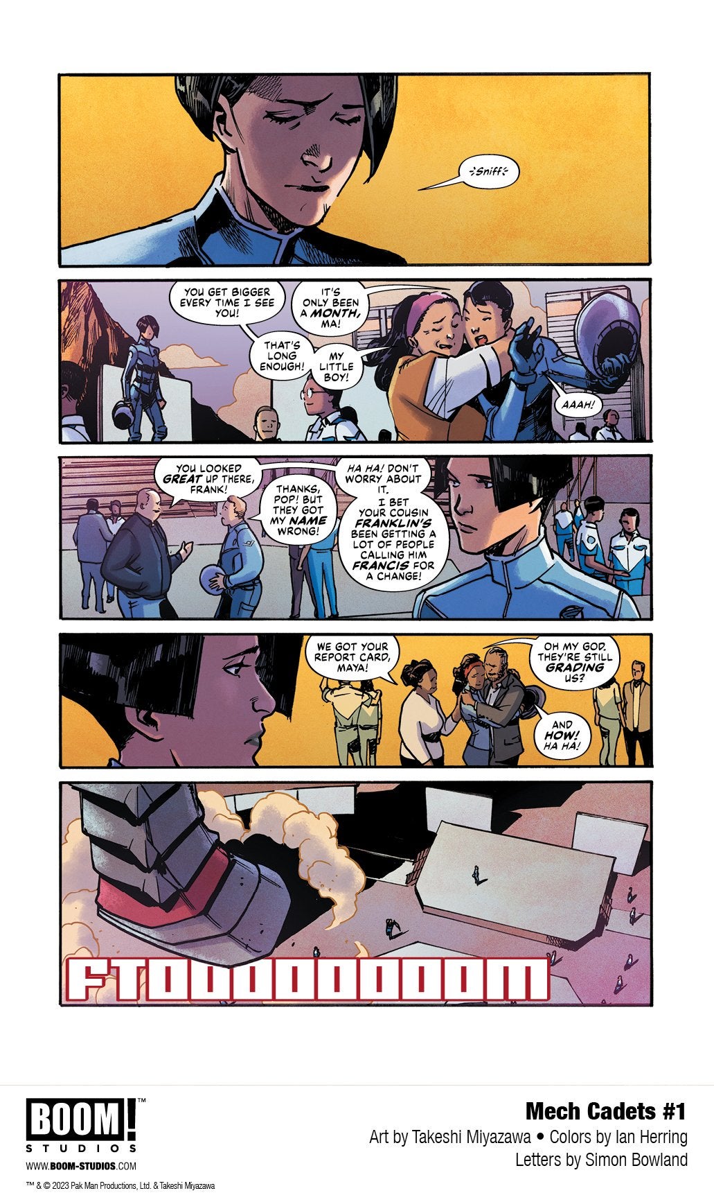 MECH CADETS #1 First Look - BOOM! Studios