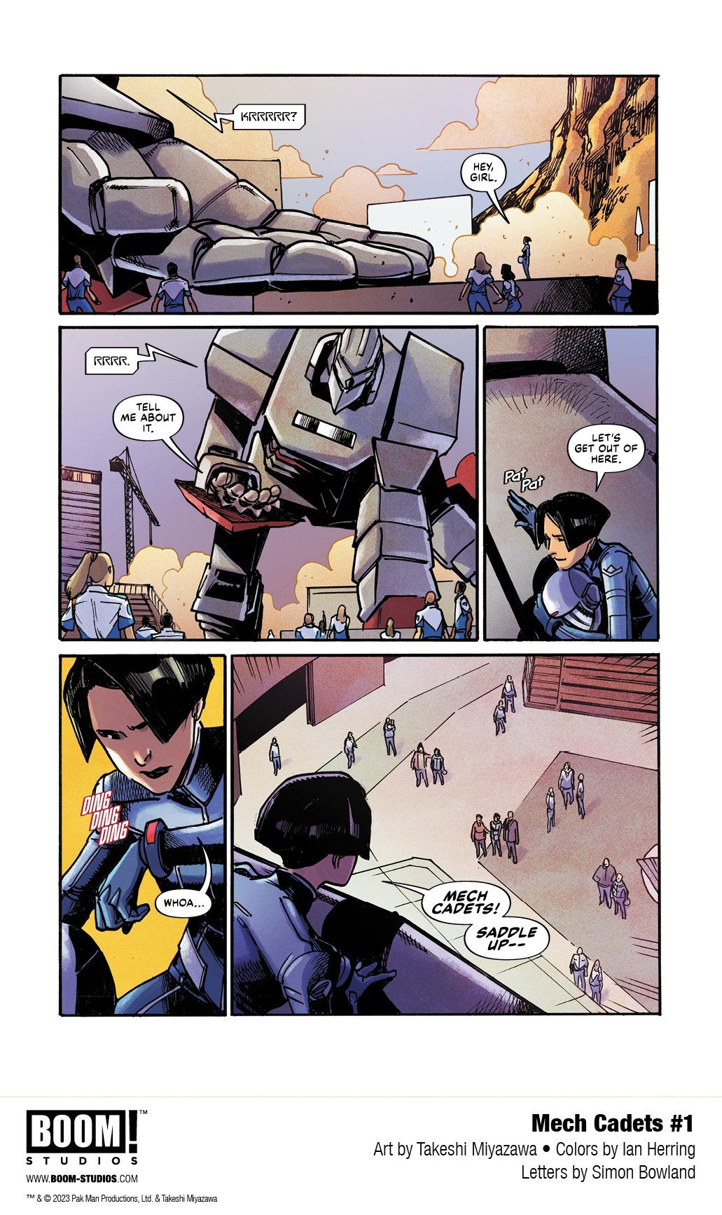 MECH CADETS #1 First Look - BOOM! Studios