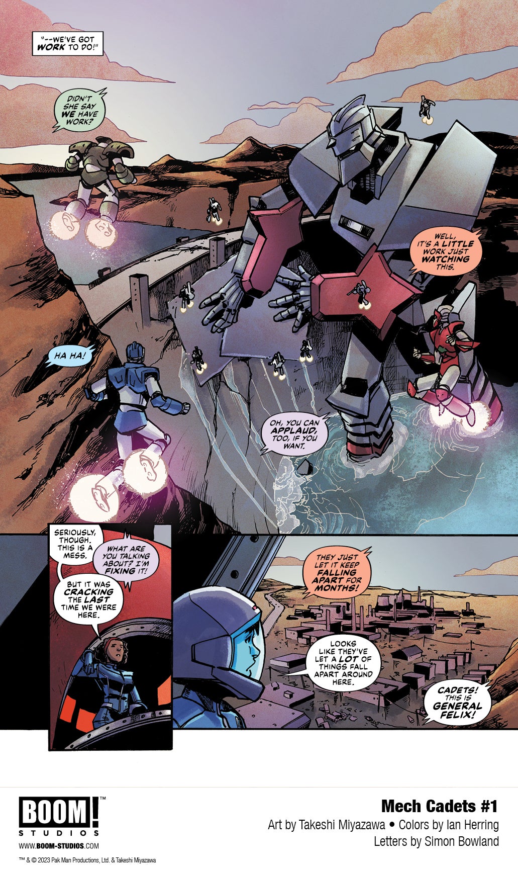 MECH CADETS #1 First Look - BOOM! Studios